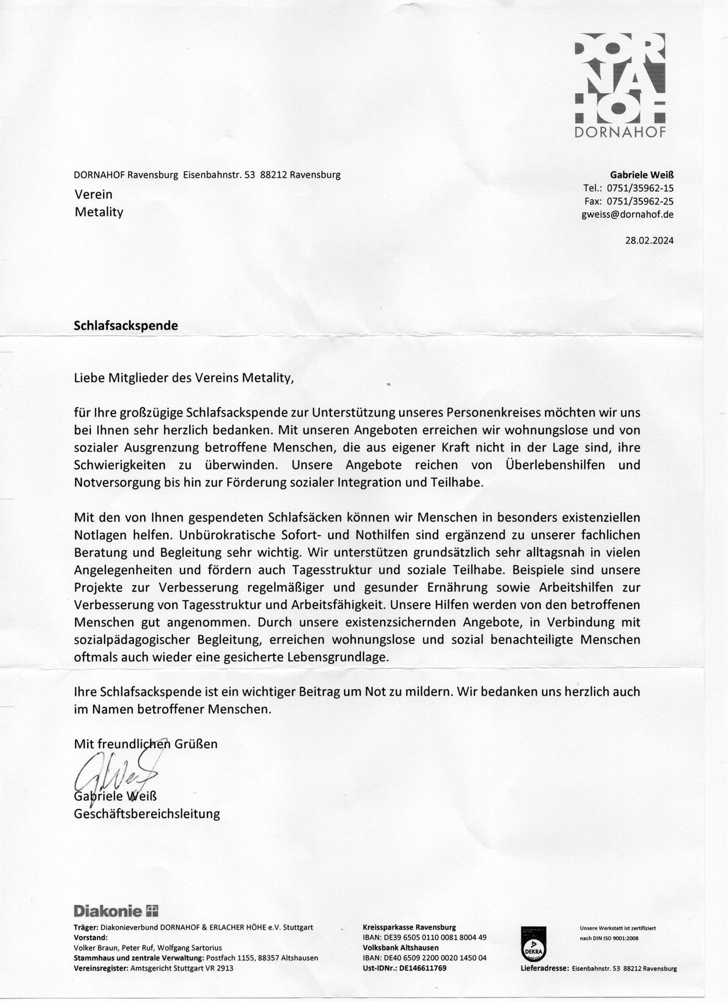 666 SCHLAFSÄCKE – Metality e.V.